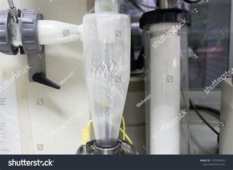 Close Up Of Spray Drying Cyclone For Milk Powder Production