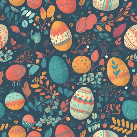 Premium Ai Image Easter Eggs On A Dark Background