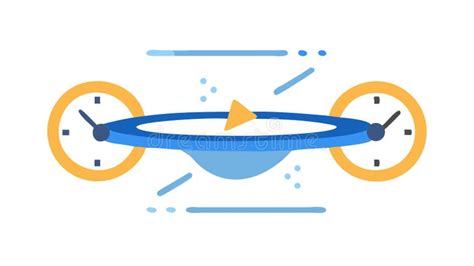 Cyclical Process Or Orbital System With Arrow Icon Vector Design