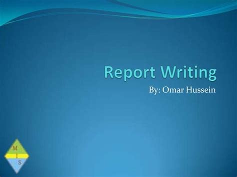 Sample Template Of Report Writing Pdf