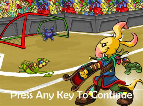 I Just Noticed That In Yooyuball If You Score On Your Own Goalie Your Character Will Still