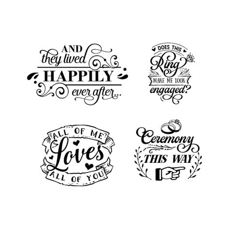 Bruiloft Citaten Svg Afbeeldingen Gratis Downloaden Op Freepik
