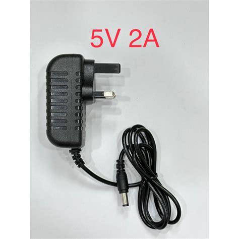 Ac Adapter 5v 2a Power Supply 3pin 55mm X 25mm Shopee Malaysia
