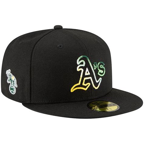 New Era Oakland Athletics Gradient Feel Black 59fifty Fitted Hat
