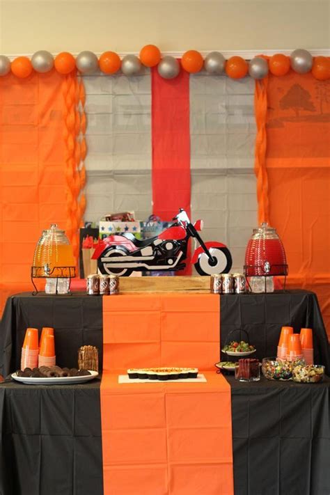 17 Best Images About Harley Davidson Party Decor On Pinterest