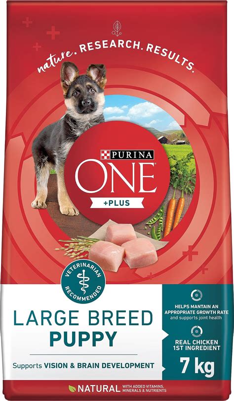Purina One Plus Large Breed Dry Puppy Food With Chicken 7 Kg Bag