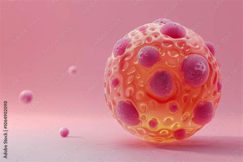 Anatomy Of Fat Cells Clean Visualization For Scientific Research Stock