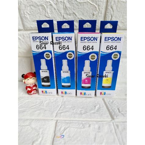 Jual 1 Botol 70ml Tinta Printer Epson Originaltinta Epson 664