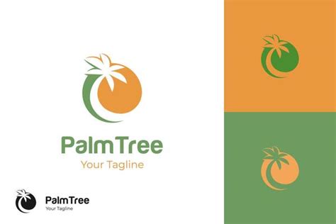Pam Tree Logo Vector Art Icons And Graphics For Free Download