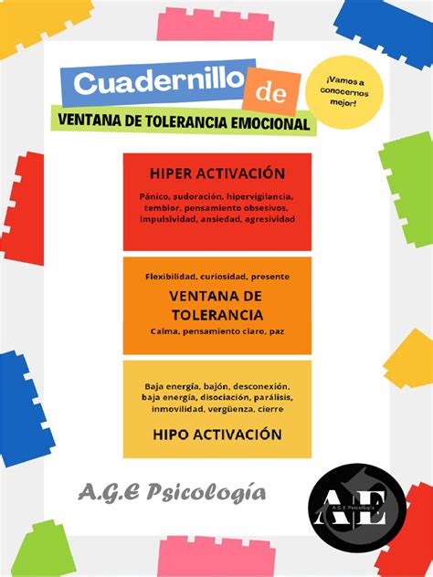 Cuadernillo De Ventana De Tolerancia Emocional Pdf