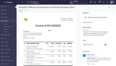 online invoicing software for small businesses flowlu