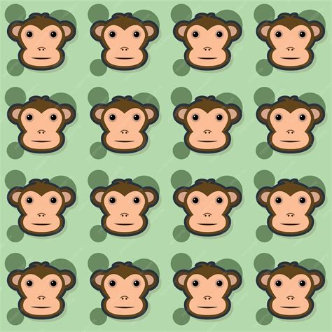 Premium Vector Anthropomorphic Animal Pattern