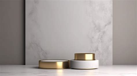 high end rendering display stand scene with premium podium in 3d render
