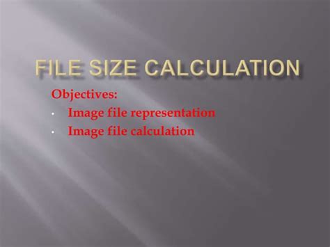 unit1 file size calculation pptx