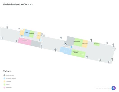 Charlotte Douglas Airport Clt Maps