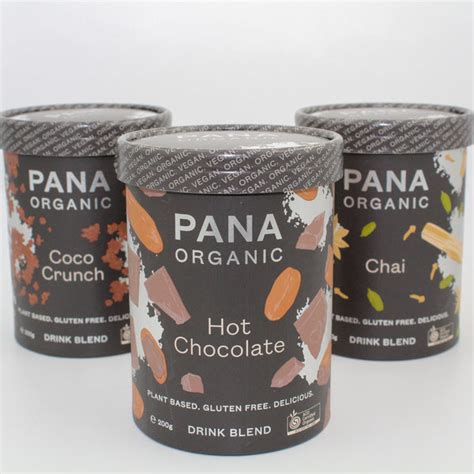 Pana Organic Drink Blends Rigid Composite Pack Zipform Packaging