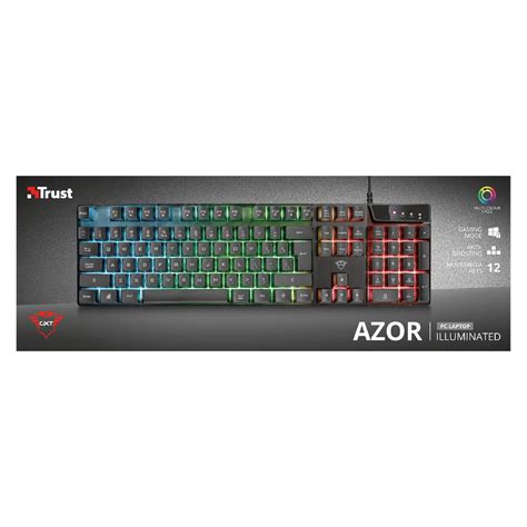 Trust Gxt 835 Azor Illuminated Gaming Keyboard Tetrabytegr
