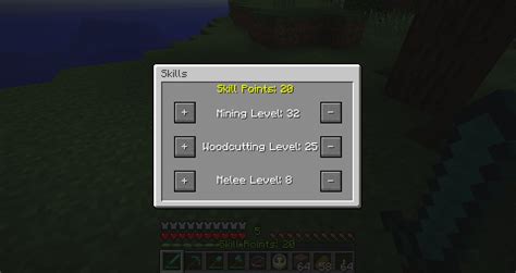 Wip 162 Skills Mod Wip Mods Minecraft Mods Mapping And