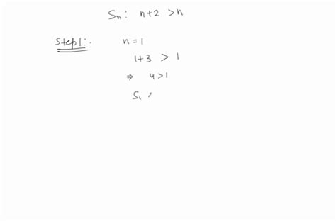 SOLVED Use Mathematical Induction To Prove That Each Statement Is True