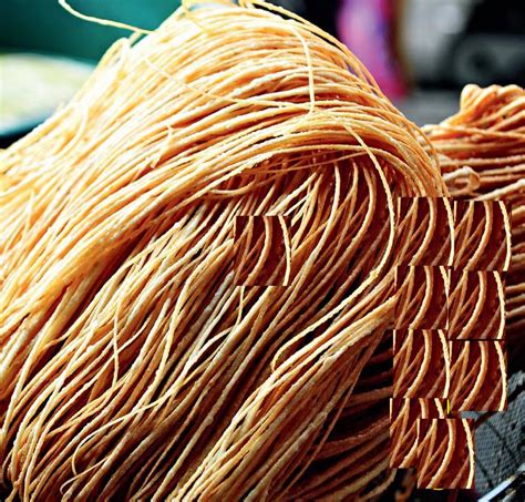 油香馓子农村大山谷图库