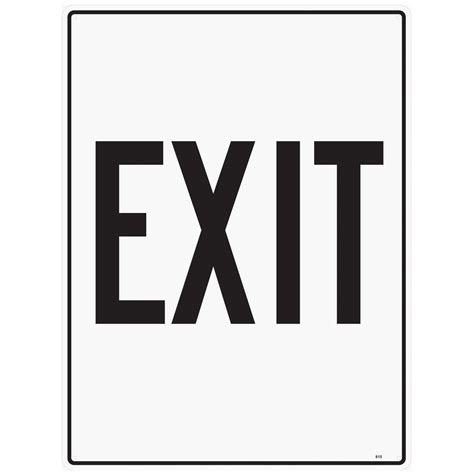 Exit Sign 450mm X 600mm Metal Safety Xpress Exit Sign 450mm X 600mm Metal Safety Xpress