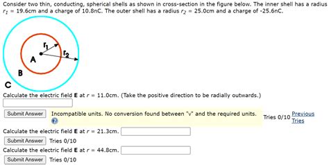 Solved Consider two thin, conducting, spherical shells as | Chegg.com
