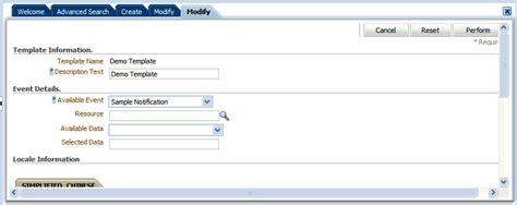 Managing Notification Templates