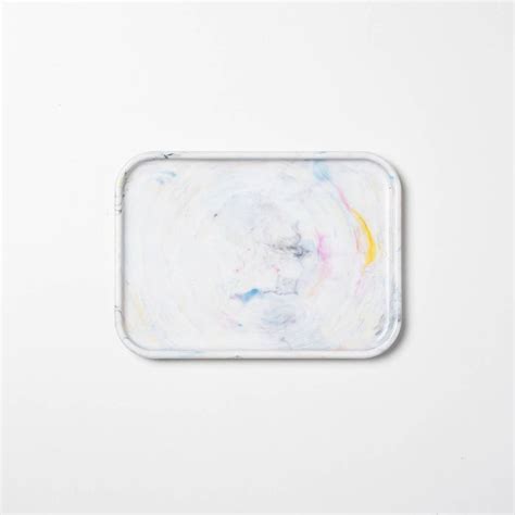 Recycled Plastic Tray White Sprinkles Rabbit Rabbit