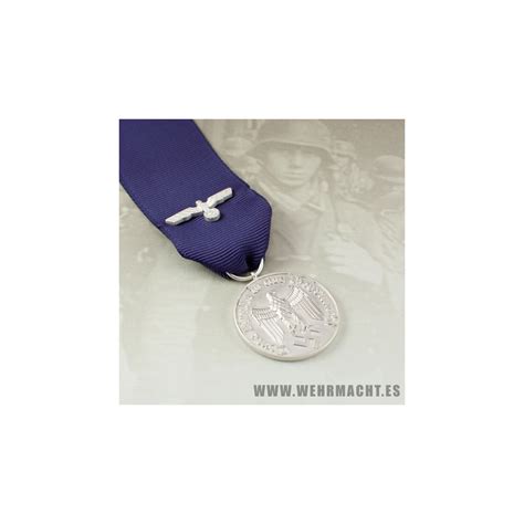 Medalla 4 Años De Servicio Wehrmacht Wwii Medalla De Años De Servicio