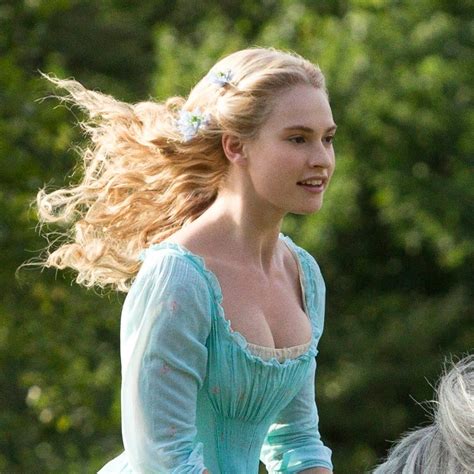 First Look At Lily James In Disneys Cinderella Cbr