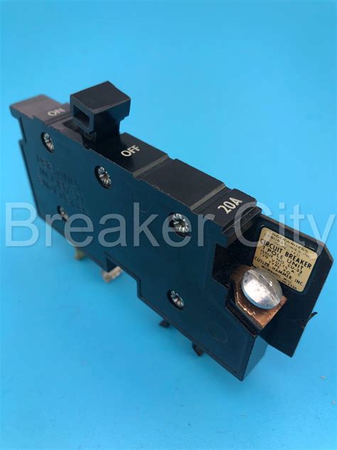 Square D 20 Amp 1 Pole Type Xo Circuit Breaker 120 Volt Cutler Hammer
