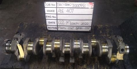 Ade 407 Crankshaft Mains 030 Bends 030 Engine Shop