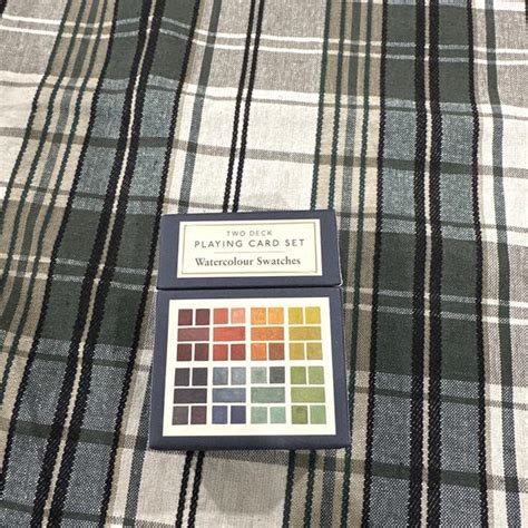 Watercolor Swatches Playing Cards Set Of Two Decks Etsy