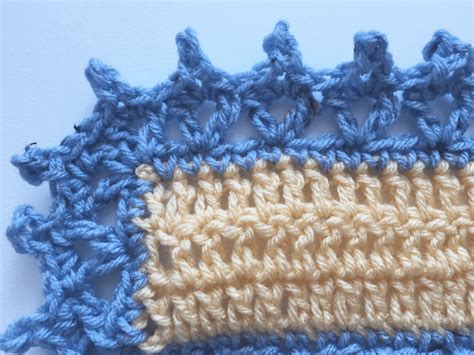 Easy Picot Edging Crochet Picot Stitch Tutorial Ulon