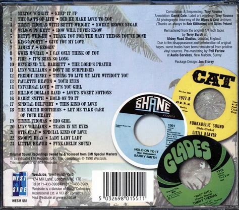 Milton Wright Wilson Pickett Betty Wright King Sporty Etc Sweet Brown Sugar A Tk Rhythm