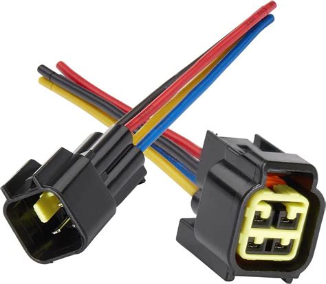 Laisomeke Conector Eléctrico De 4 Pines Conector Impermeable Macho Y