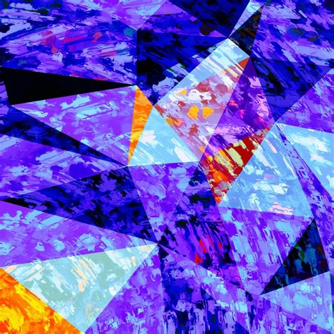Geometric Triangle Pattern Abstract Timmyla Digital Art And Ai