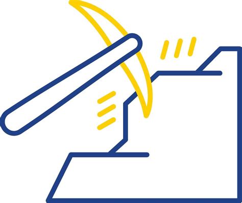 Mining Line Two Color Icon Vector Art At Vecteezy