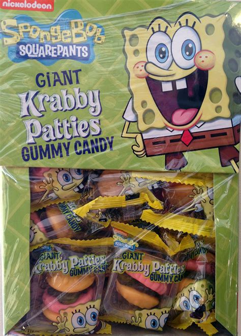 Spongebob Squarepants Giant Krabby Patties Gummy Candy