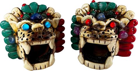 Eltricolor Silbato Azteca Silbato Azteca Jaguar Edición Especial Auténtica Pieza Hecha A Mano En