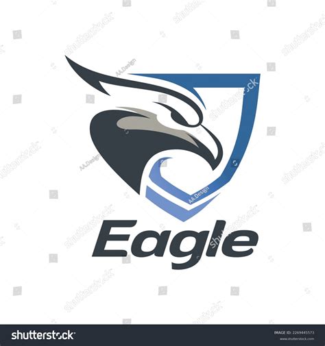 Vector Head Eagle Shield Logo Stock Vector Royalty Free 2269445573 Shutterstock