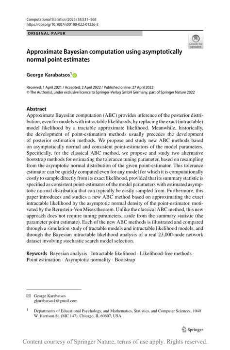 Approximate Bayesian Computation Using Asymptotically Normal Point Estimates