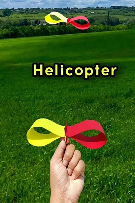 Paper Helicopter Flying How To Make A Paper Flying Toy Helicopter