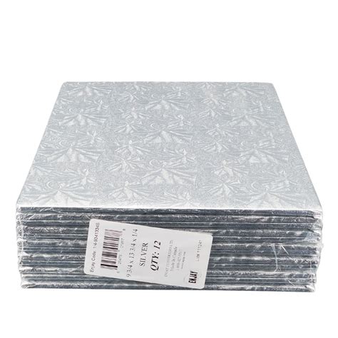 Enjay Cake Board Silver 9 75x13 75x1 4 Fun Foods Canada