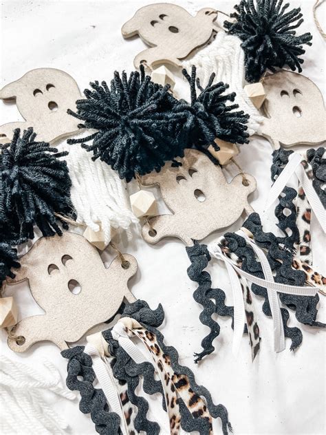 6 Macrame Ghosts For Garland Diy Kit The Makers Map Diy With Amber