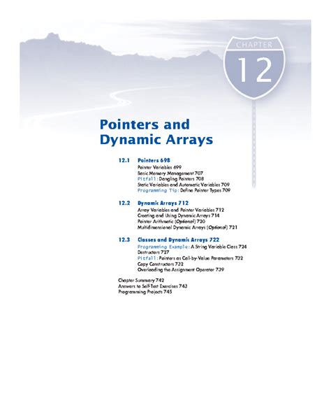 Chapter 12 Pointers And 12 Pointers Dynamic Arrays Pointer