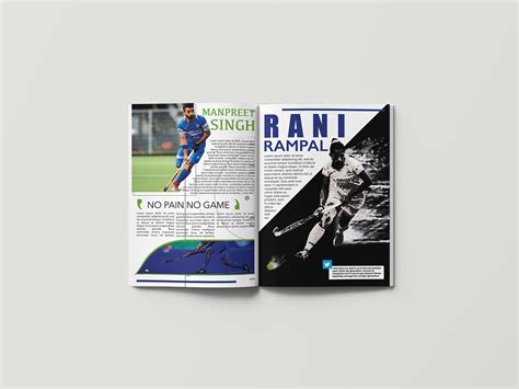 Sports Magazine Cover Design On Behance