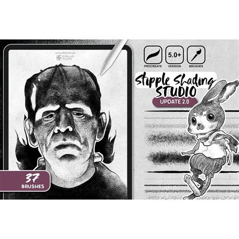 Jual Procreate Brush Stipple Shading Studio For Procreate Shopee