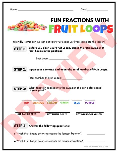 Fractions Fruit Finding Fractions Fraction Spotting