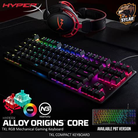 Jual HyperX Alloy Origins Core RGB TKL Mechanical Gaming Keyboard ...